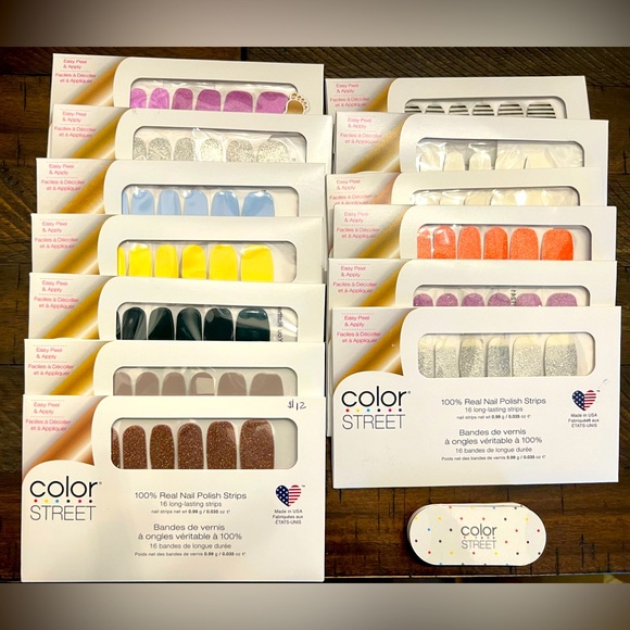 Color Street | Makeup | Bundle Of Color Street Nail Strips | Poshmark